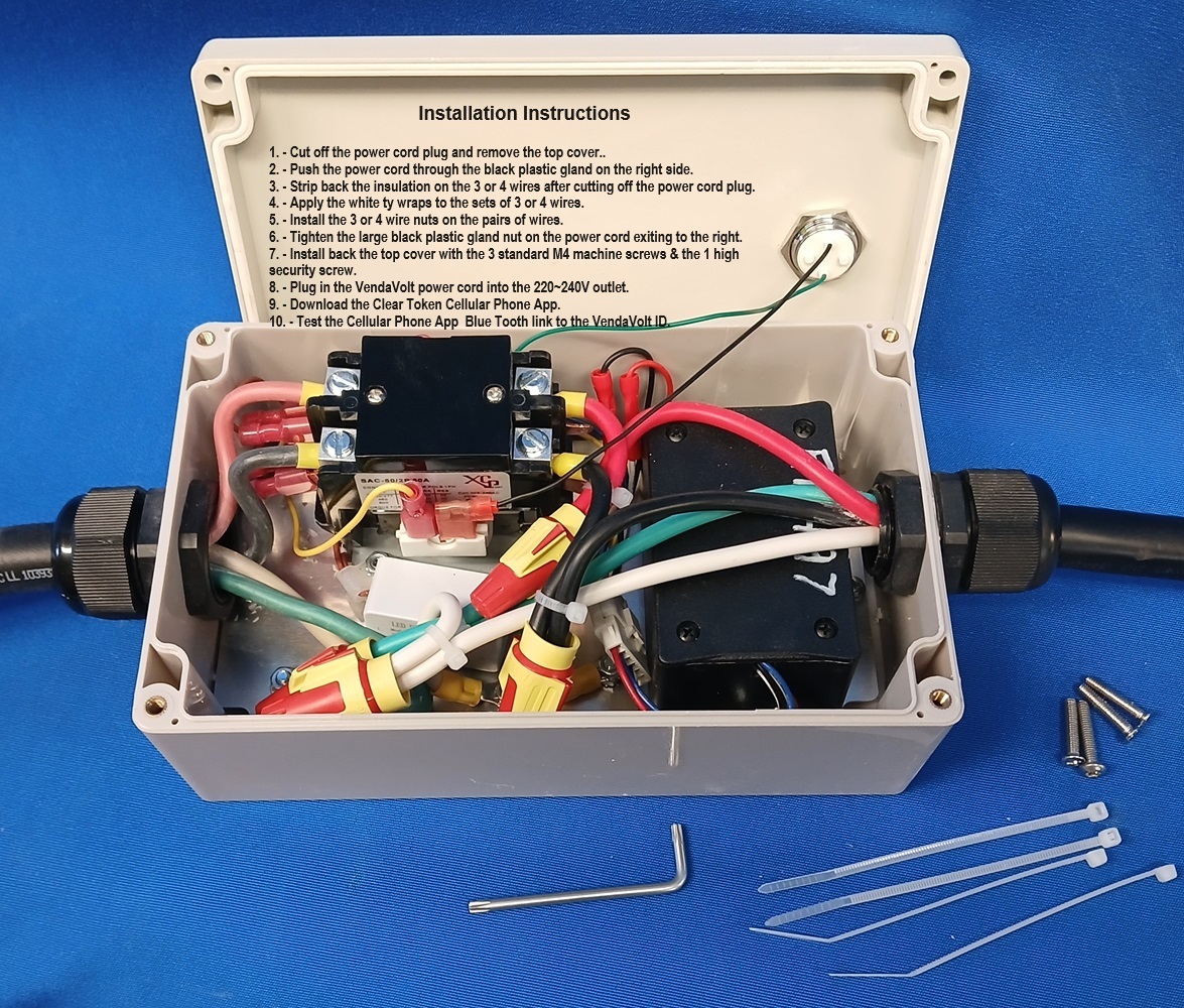 .054A - VendaVolt 220~240V Electricity 50A Remote Cashless Payment ...